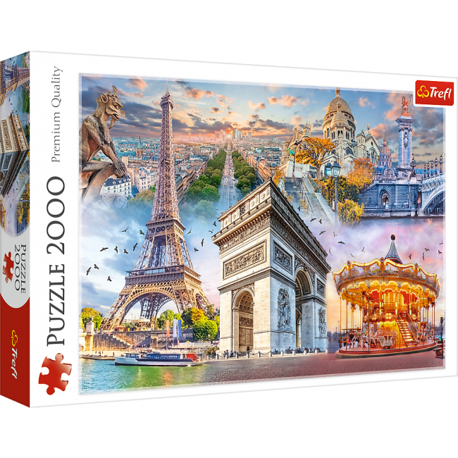 Weekend in Paris Puzzle – 2000 Piece Romantic France Jigsaw