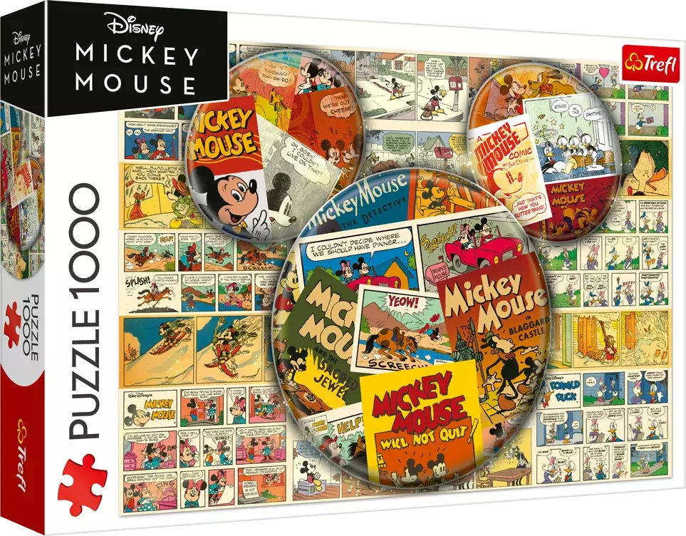 Trefl Mickey Mouse Comic Book Puzzle 1000 Pieces