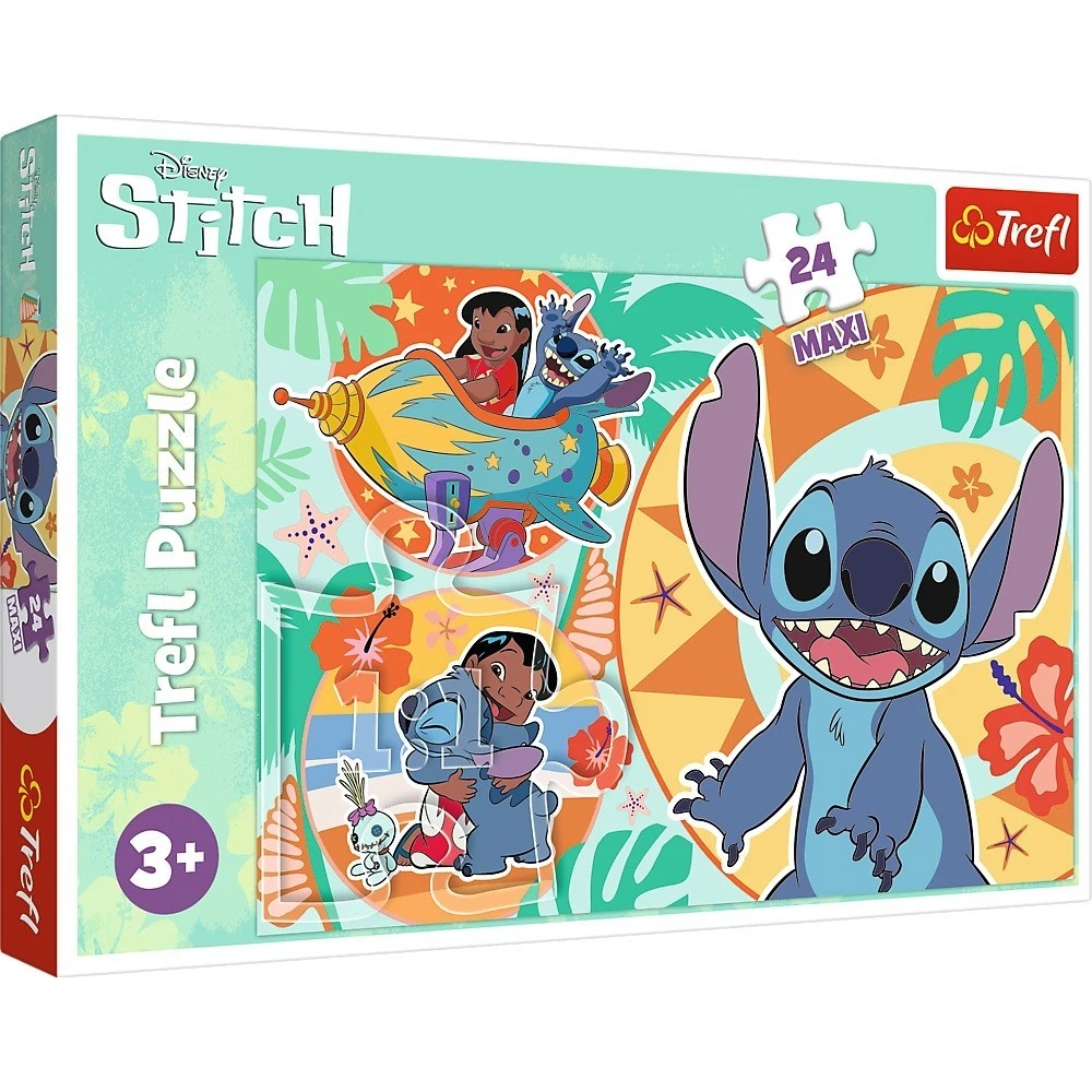 Trefl Lilo and Stitch Happy Day 24 Maxi Puzzle