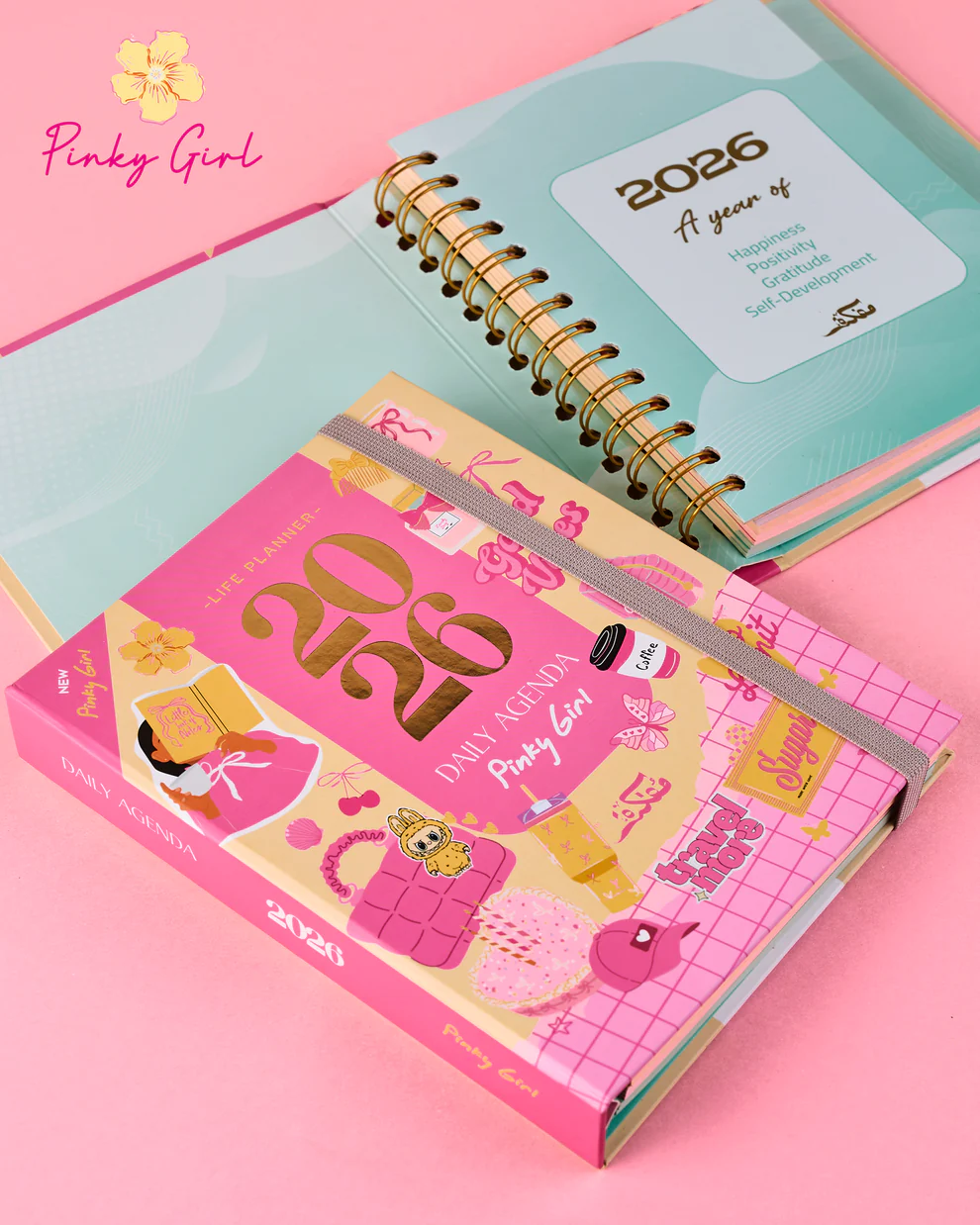 Pinky Girl Daily Wire Agenda 2026 – Stylish & Functional
